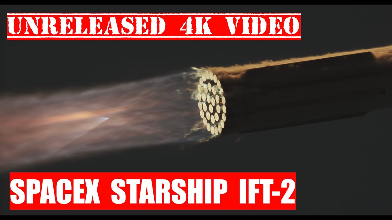 4k - Never seen before: Full Skyshow video of the SpaceX IFT-2 launch ...