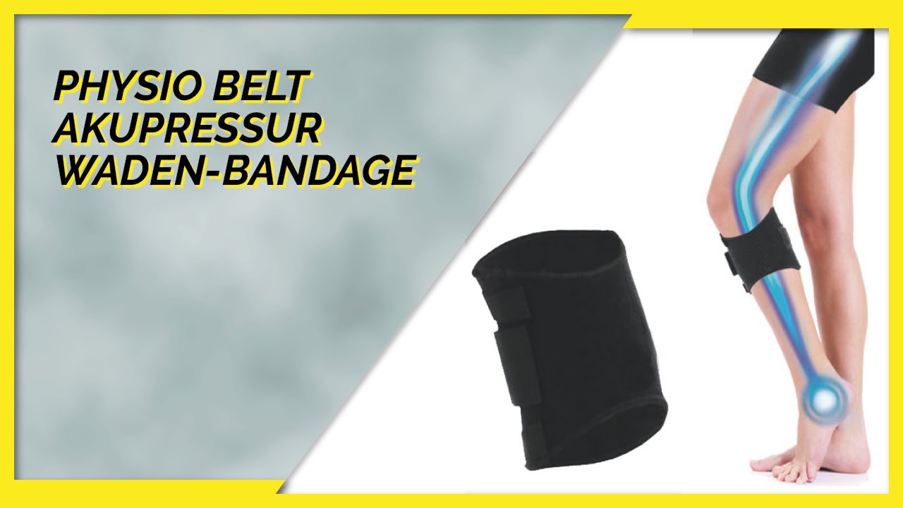 Physio Belt Akupressur Waden-Bandage - YouTube