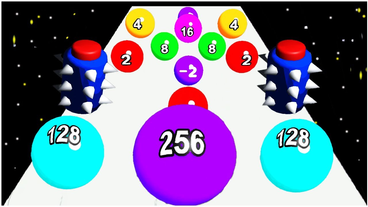 2048 Ball Run Challenge Game - Gameplay Walkthrough - Max Levels (Lvl 1 ...