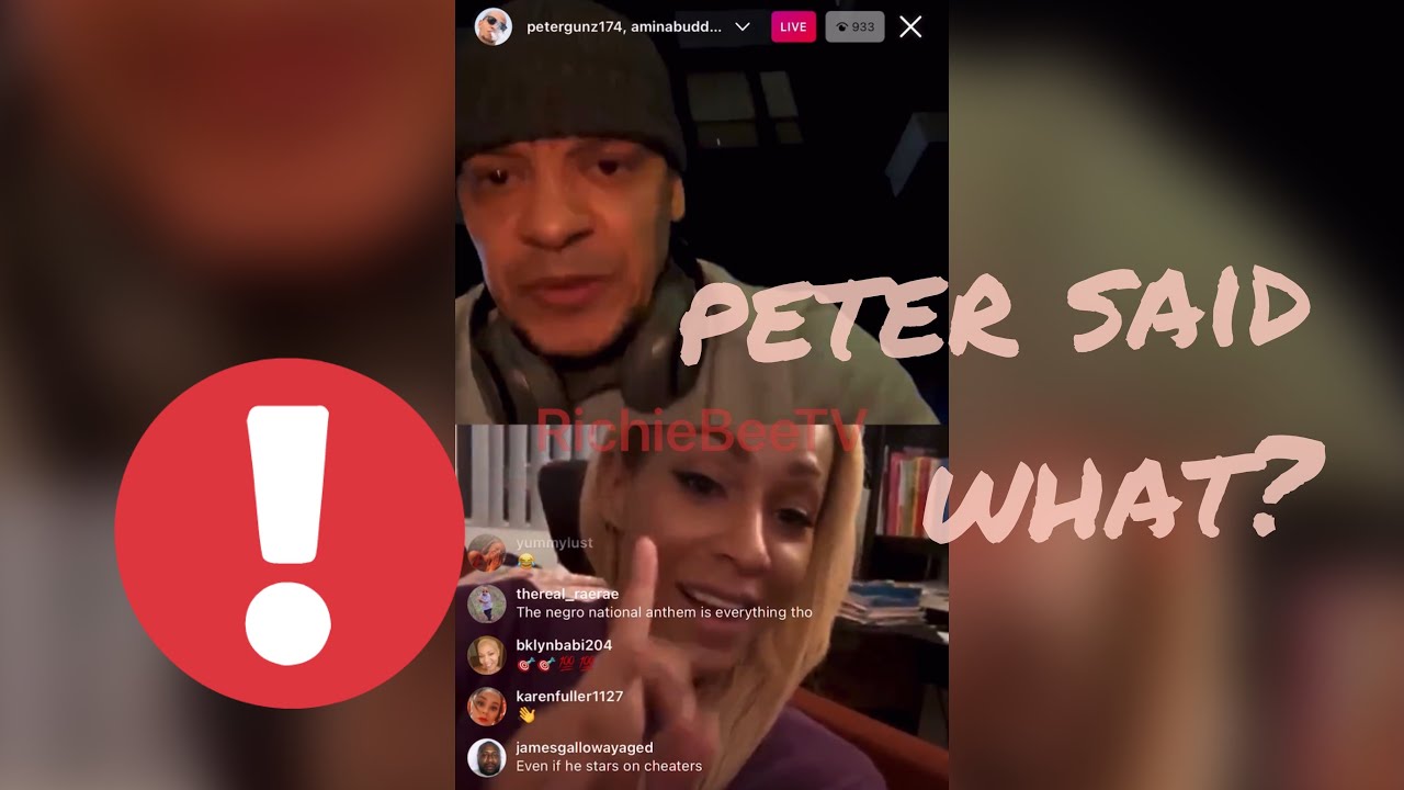 LHH Peter Gunz Exposes Amina? Citizenship Talk on IG Live (Embarrassing ...