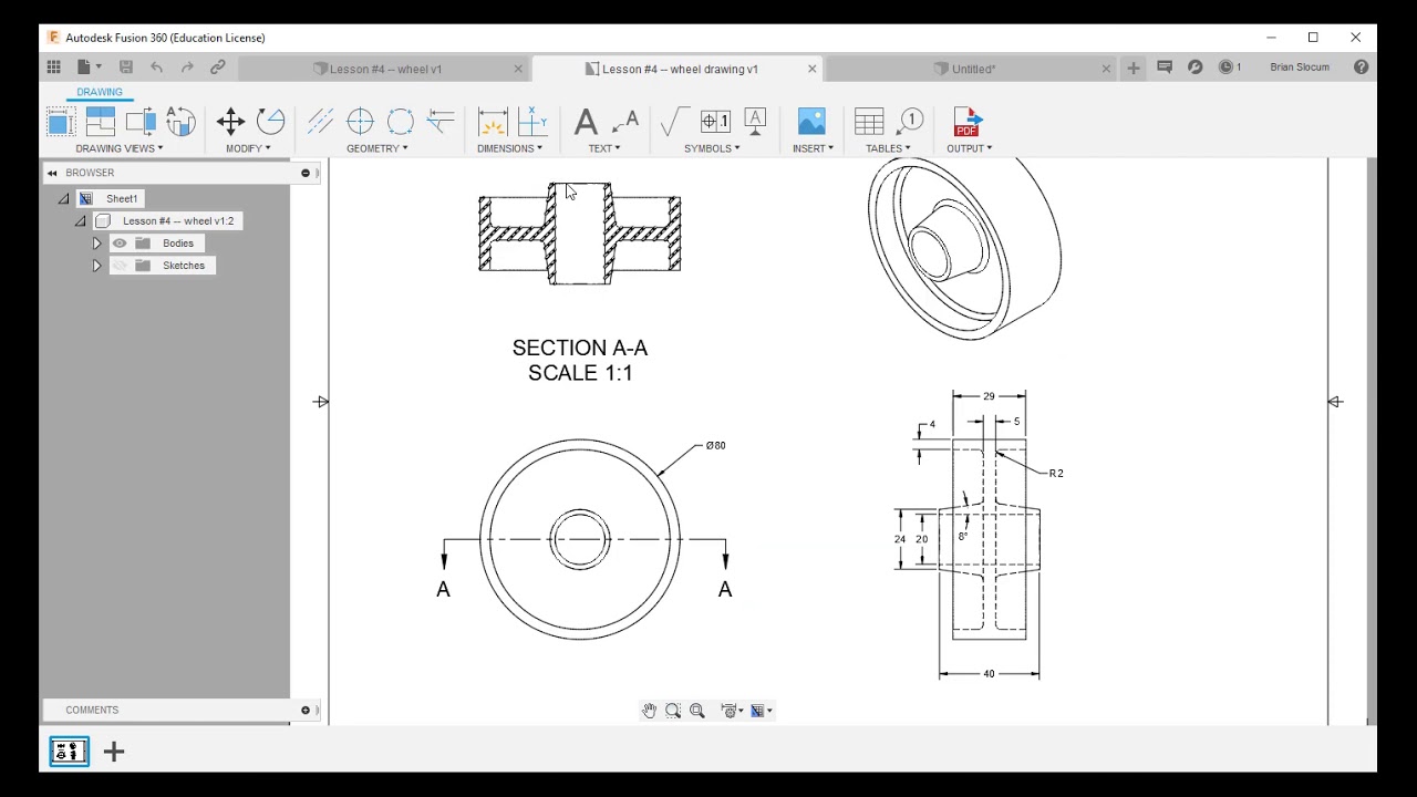 Fusion 360 Lesson 4: Revolve - YouTube