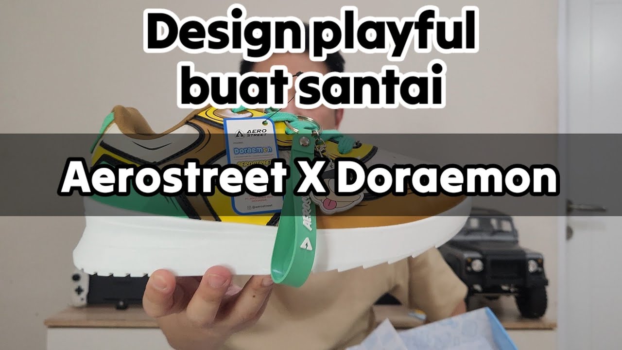 AEROSTREET X DORAEMON : Review siluet karakter SUNEO. Sneaker santai ...