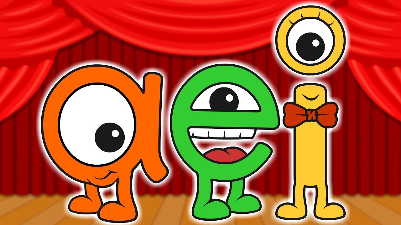 THE VOWELS Learn the vowels singing and dancing! 🎶 Educational Songs 🎶 ...