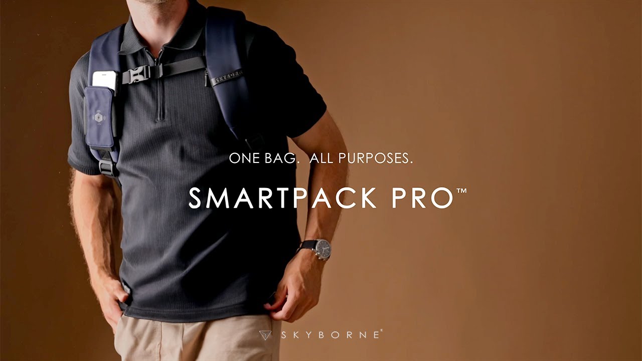 SmartPack™ PRO | One Bag, all purposes. | Skyborne - YouTube