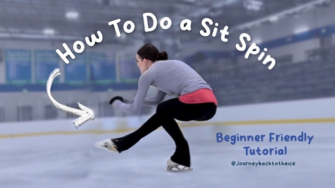 How to do a Sit Spin n Figure Skating ⛸️ | Beginner Sit Spin Tutorial ...