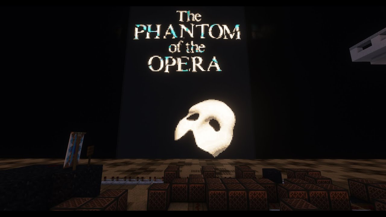 The Phantom of the Opera - Masquerade [Minecraft Noteblocks] - YouTube