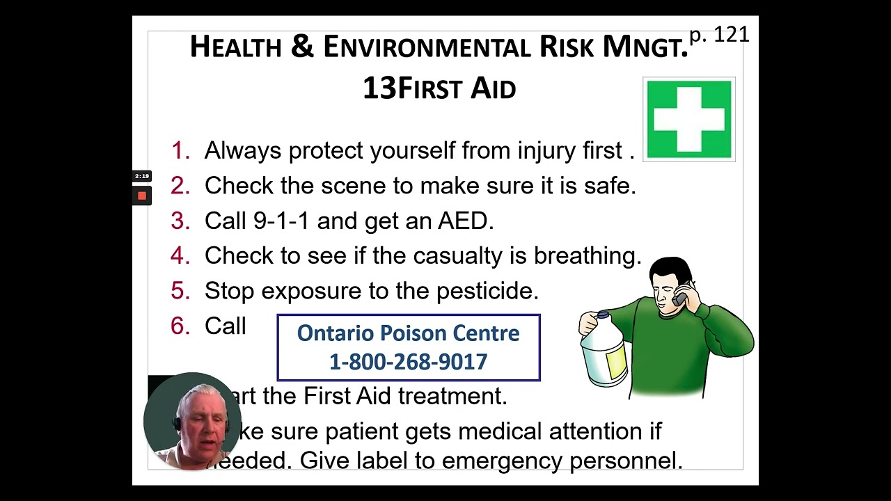 PVCC Chapter 12, 13 Pesticide Poisoning & First Aid - YouTube