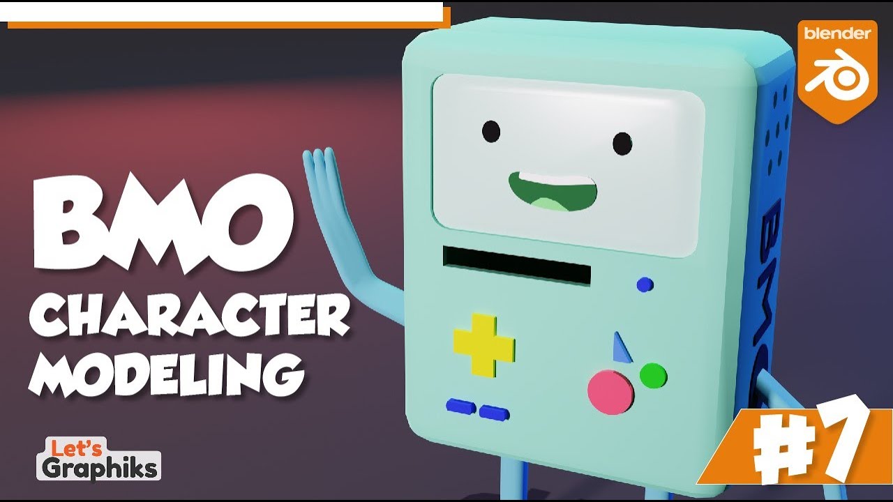 BMO - Basic Character Modeling in Blender 2.83 | Episode #7 - YouTube