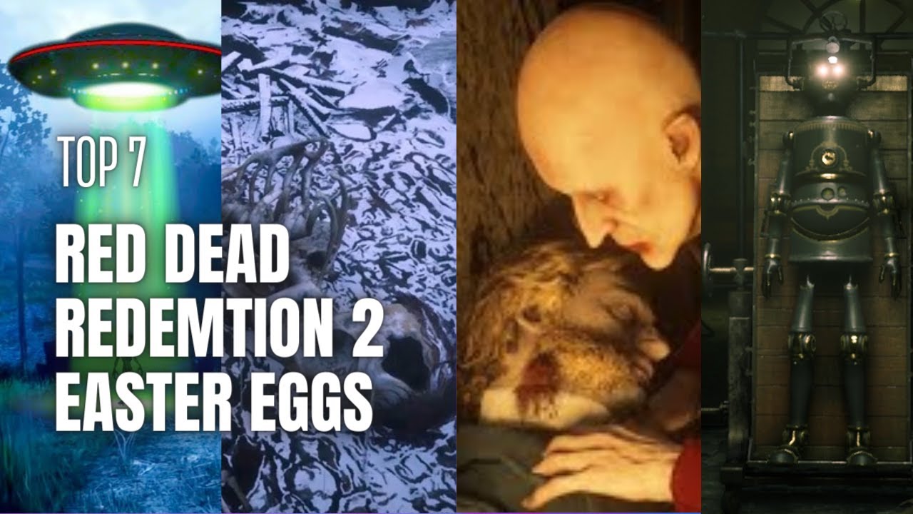 TOP 7 RED DEAD REDEMPTION 2 EASTER EGGS - YouTube