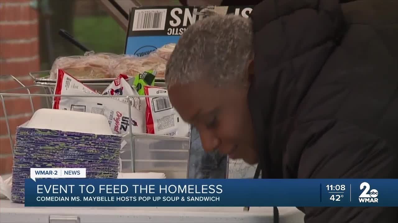 Award Winning Comedian gives back and feeds the homeless - YouTube