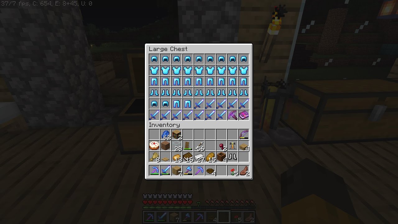 9 FULL ENCHANTED DIAMOND ARMOUR SET!!!!! - YouTube