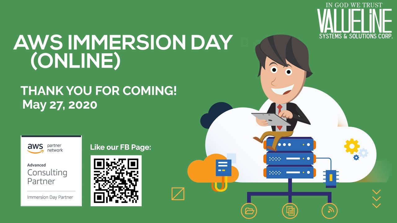 AWS Immersion Day with Valueline May 27 - YouTube