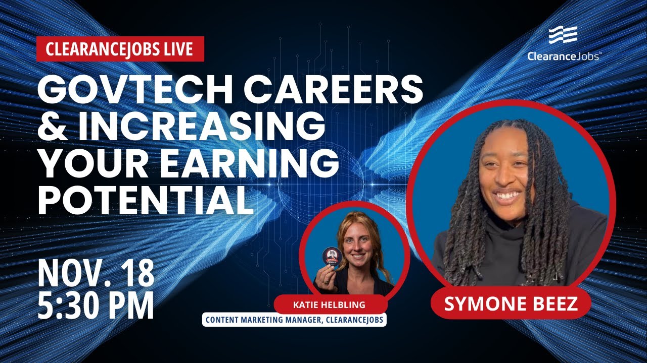 ClearanceJobs Cybersecurity and GovTech with Symoné B. - YouTube