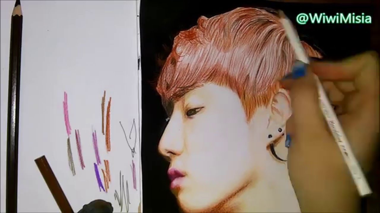 Speed drawing Mark (마크) from Got7 (갓세븐), Tuan Yi En (段宜恩) kpop FanArt ...