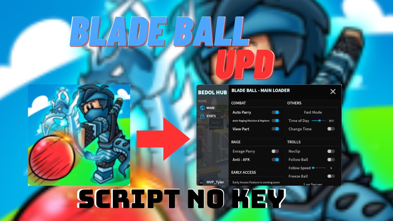 BLADE BALL UPD AUTO PARRY | BLINK PARRY | TP PARRY | AI AUTO PLAY (NO ...
