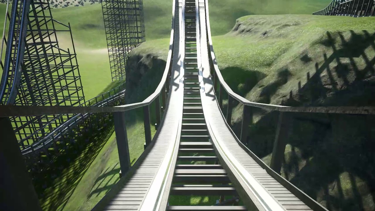 Planet Coaster : mountain rush coaster pov - YouTube