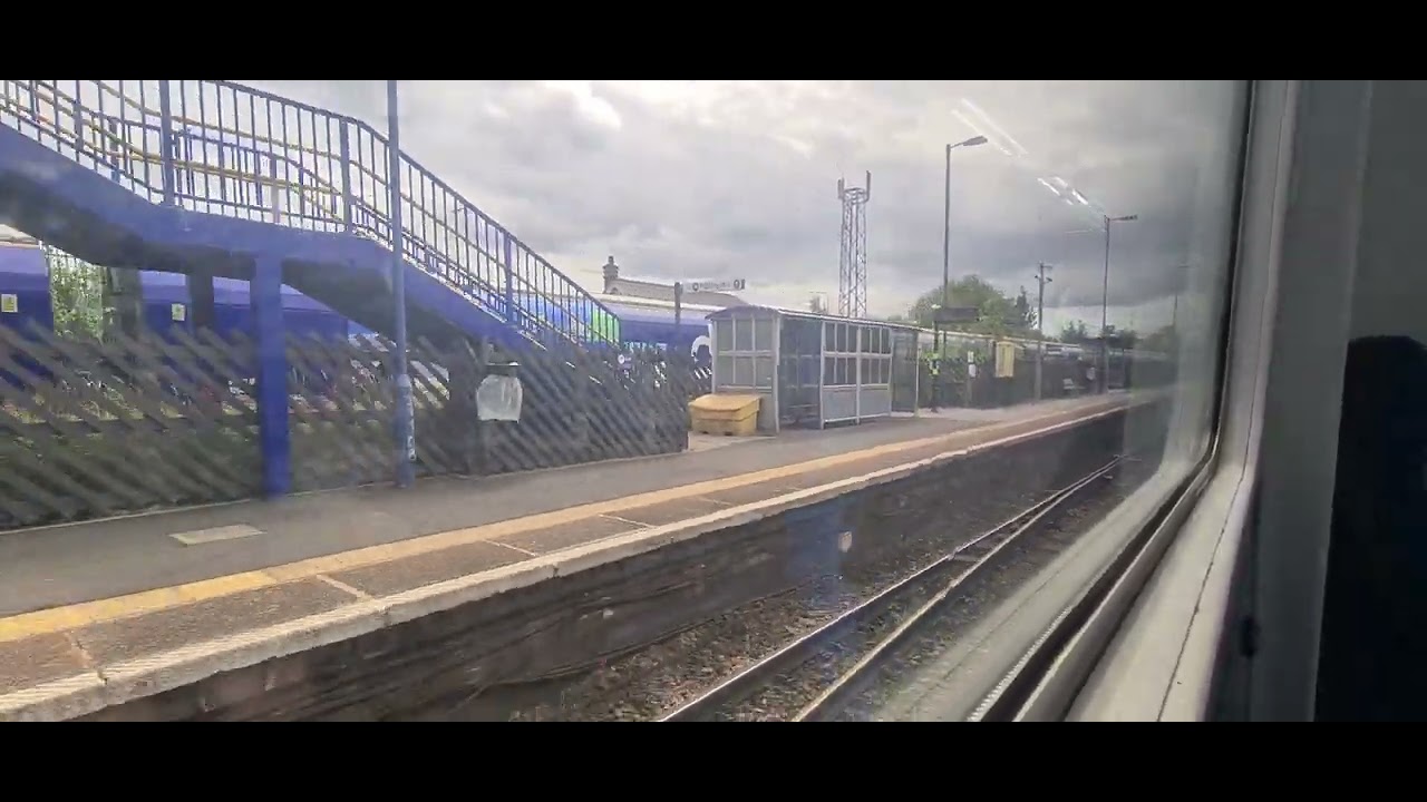 Drax Freight Train from within side a passengers train - YouTube