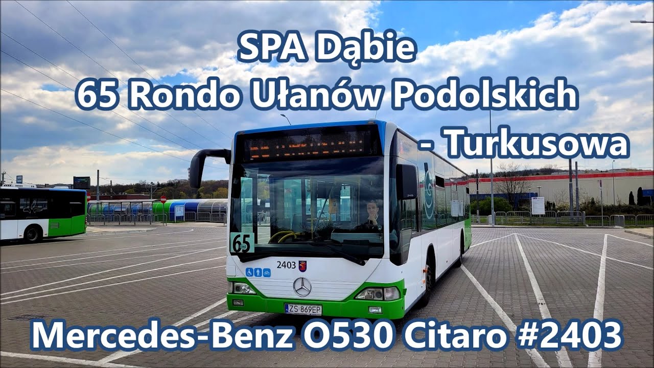 SPA Dąbie - linia 65, Mercedes-Benz O530 Citaro #2403 - YouTube