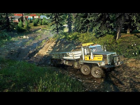 S6_ Delivering Concrete Slab With Twinsteer | SNOWRUNNER GAMEPLAY ...