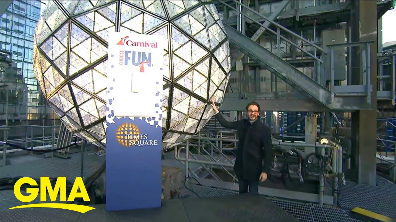 Countdown to 2023, sneak peek at ball in Times Square l GMA - YouTube