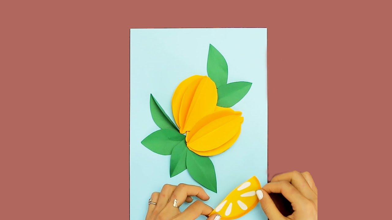 DIY Lemon! Fruit Craft for Kids || Everyday Crafts #shorts - YouTube