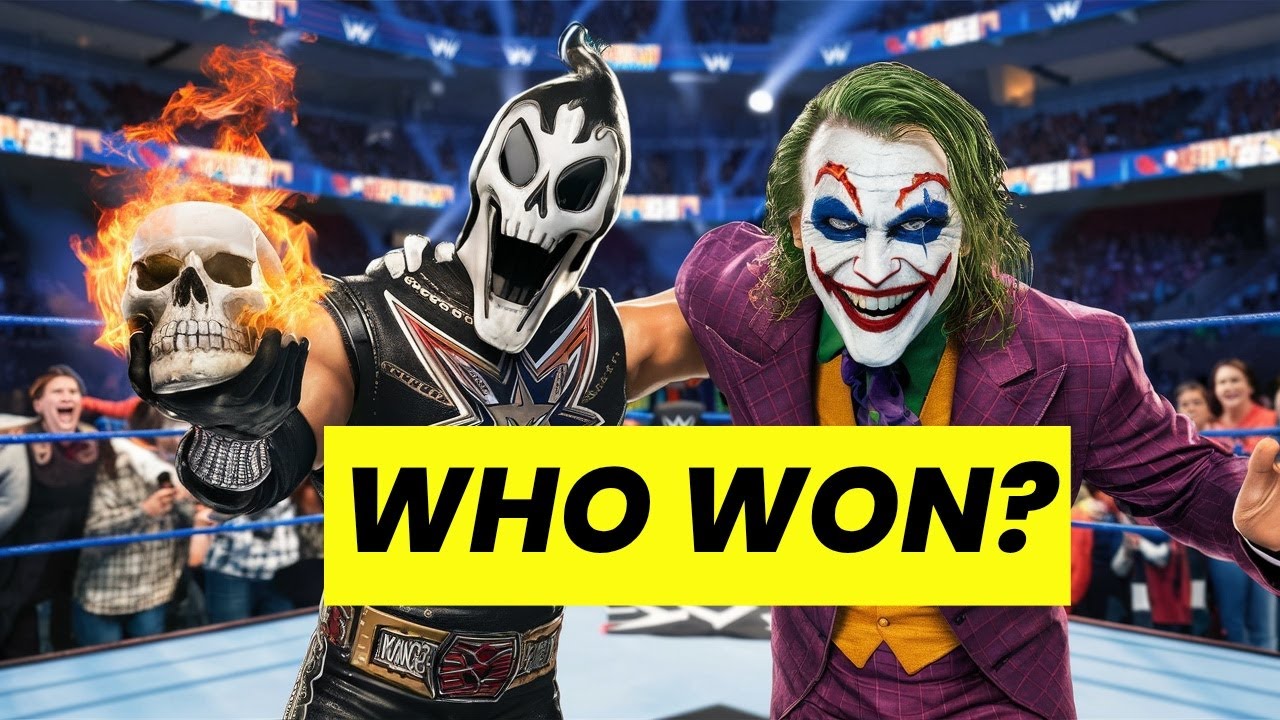 Ghost Rider vs Joker | WWE 2K25 Superhero Fight Showdown | Epic Face ...