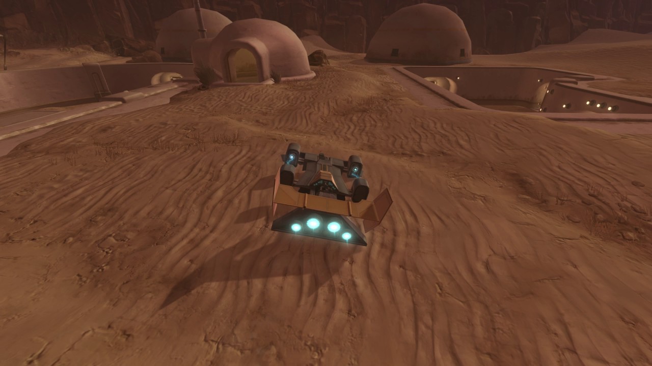 Swtor Feirocian Cruiser mount (rare Tier 4 crate drop) - YouTube