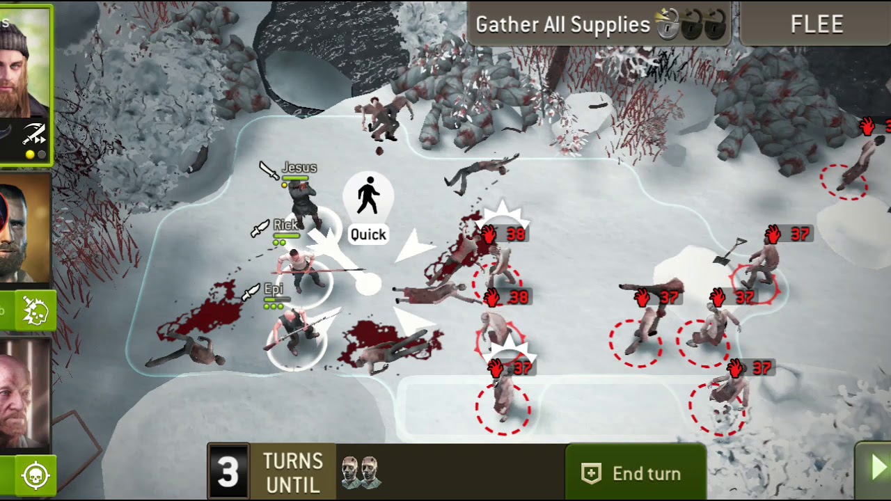 Challenge Blood and Ice at level 38.1 Melee Team Lost in the Snow - YouTube