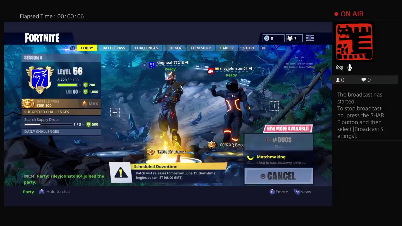 Playing some fortnite with Riley - YouTube