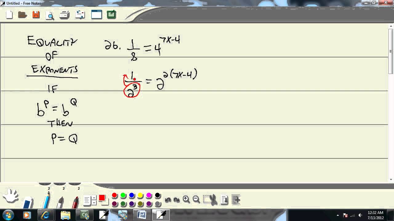 College Algebra - Sample Final Exam - Problem 26 - YouTube