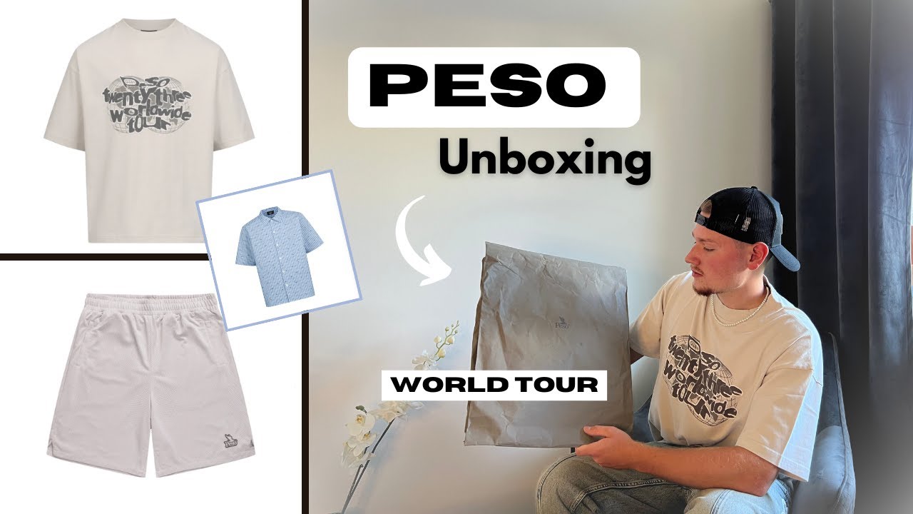 PESO UNBOXING I worldtour I summer collection 23 - YouTube