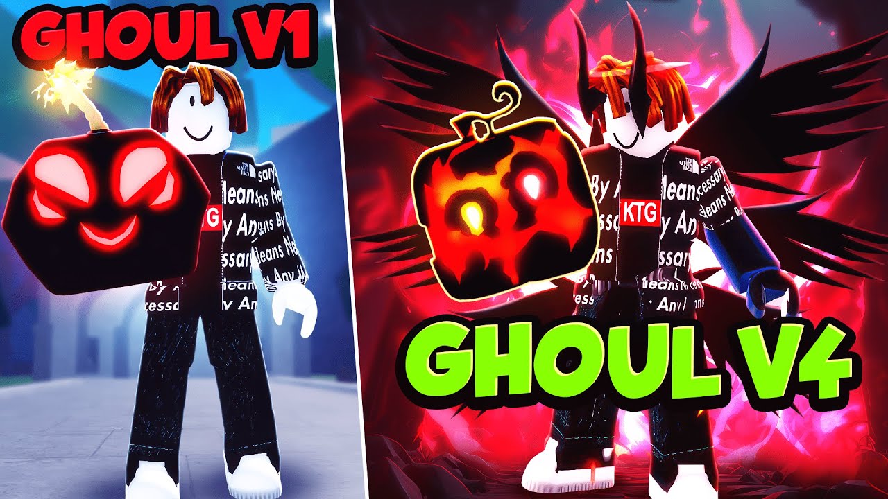 I Awakened Ghoul V4 With Only BLACK Fruits (Blox Fruits) - YouTube