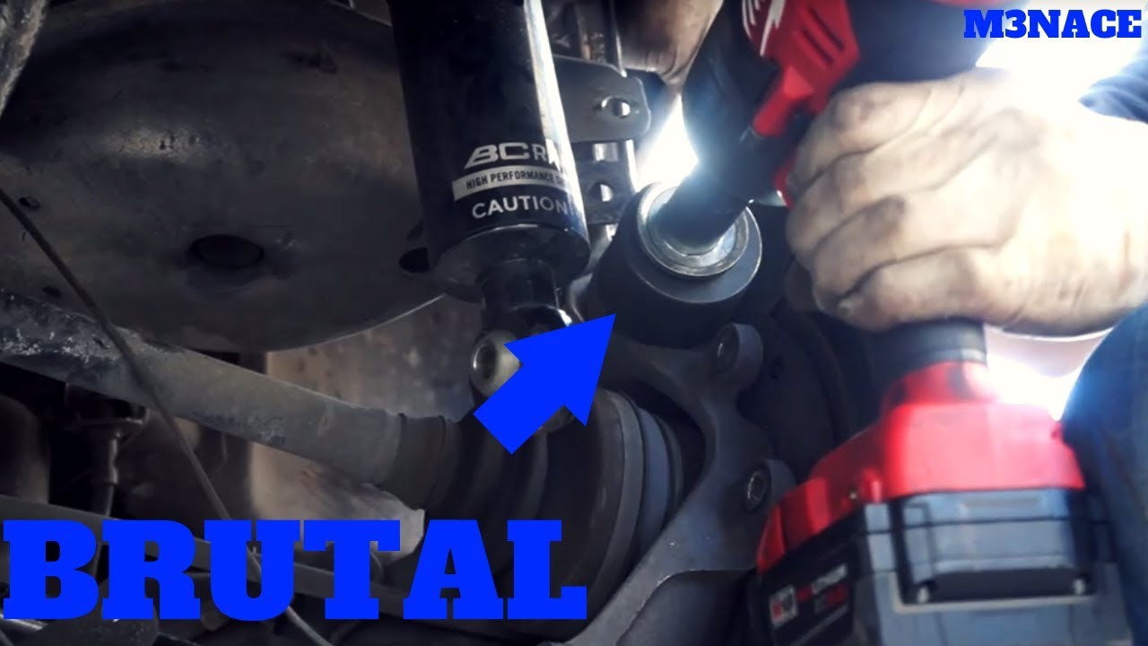 The Last 2 Trailing Arm Ball Joints on my E36 - YouTube