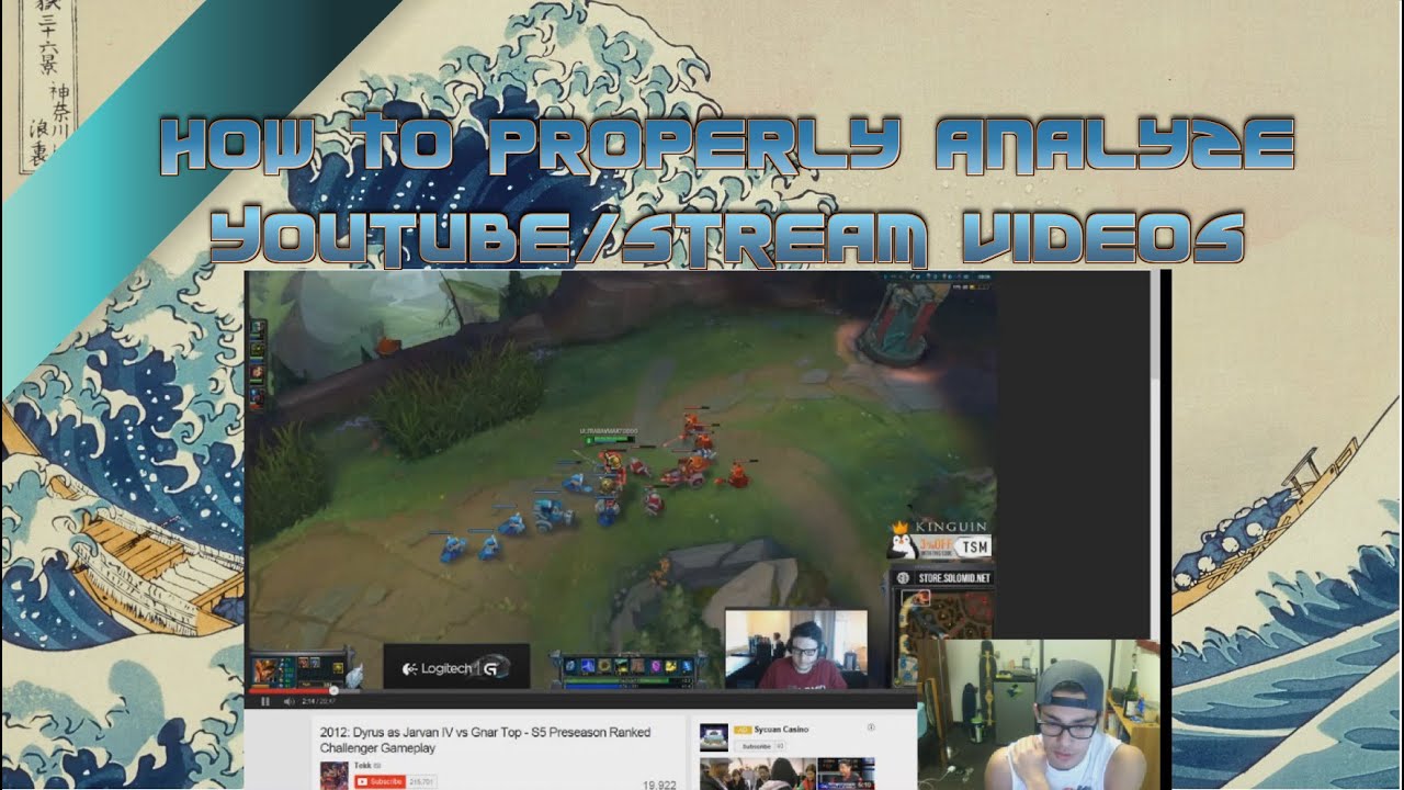League Of Legends- How To Watch Streamers Effectively - YouTube