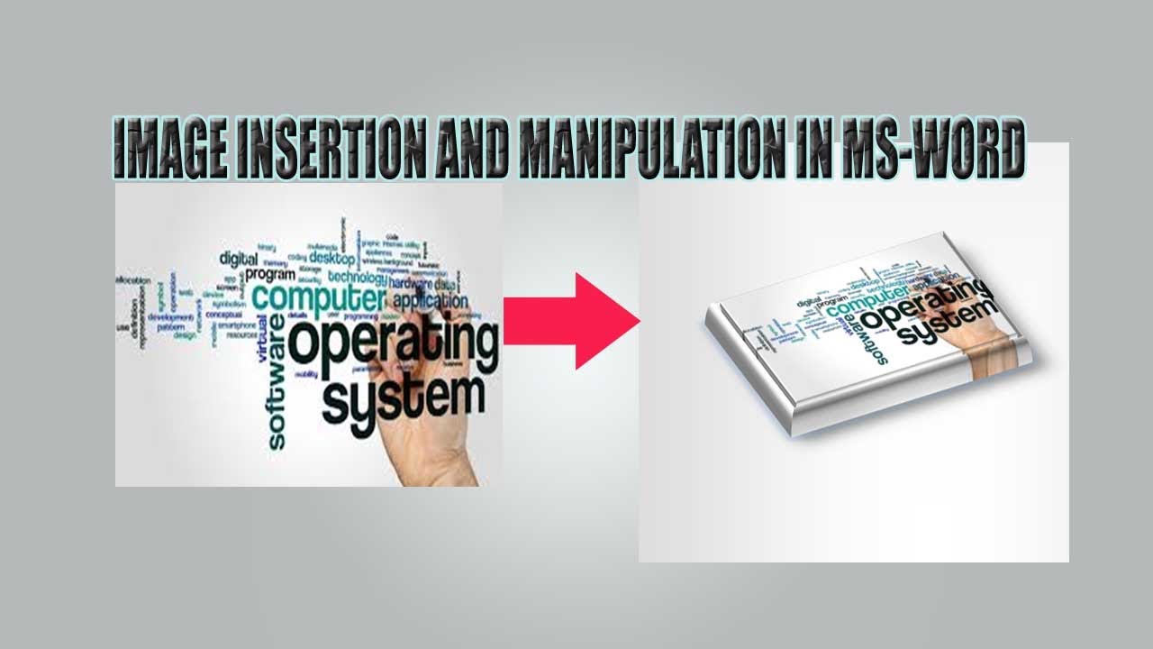 IMAGE INSERTION AND MANIPULATION IN MS-WORD - YouTube