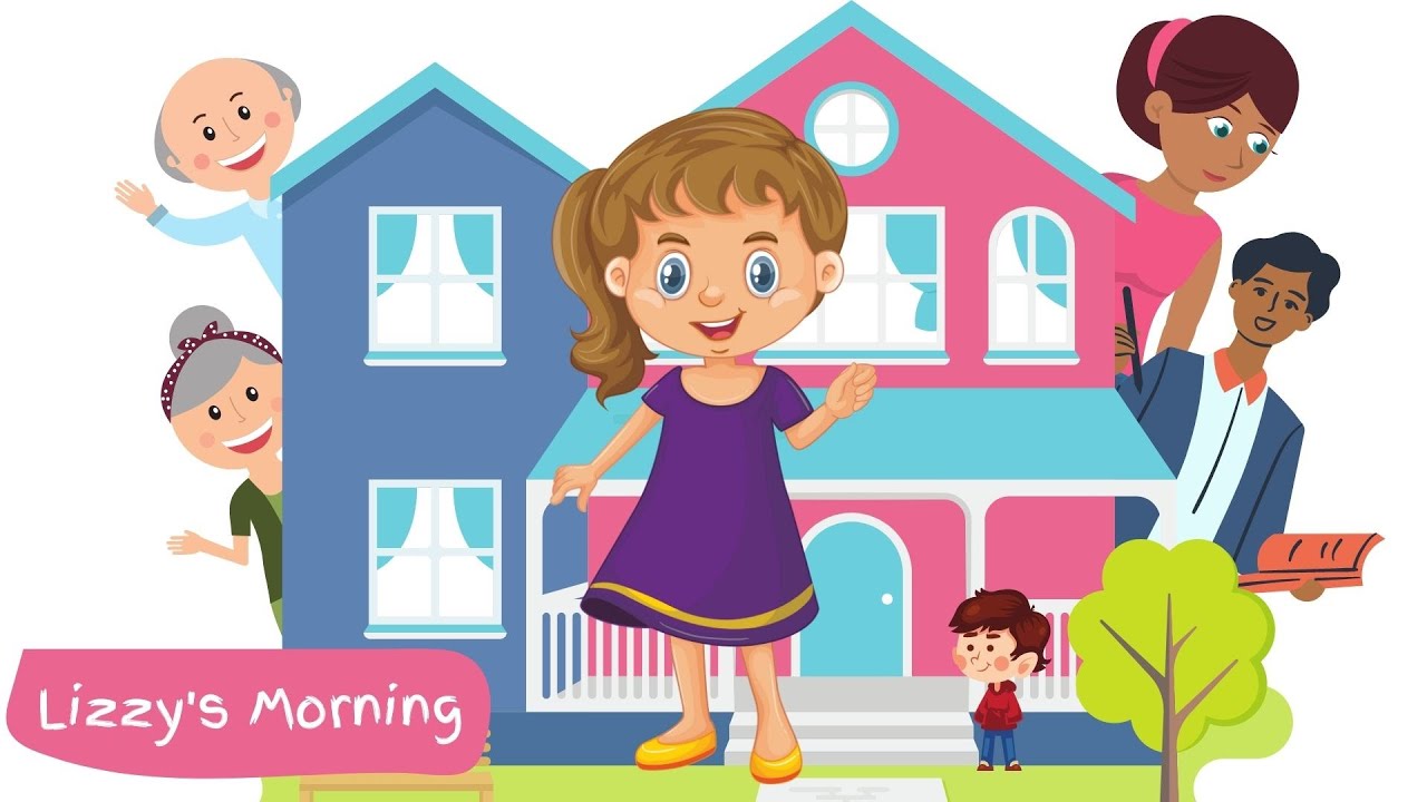 Lizzy's Morning - ESL English Elementary Course for Beginners - YouTube