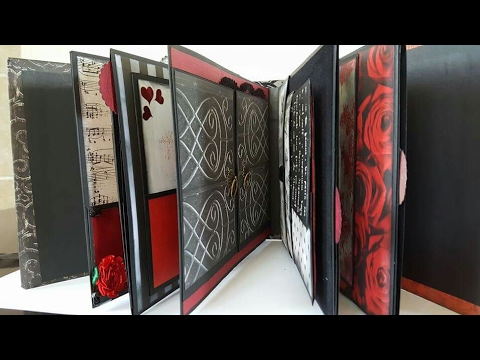 Dark Romance Memory Book Mini Album Photo Album Scrapbook Handmade ...