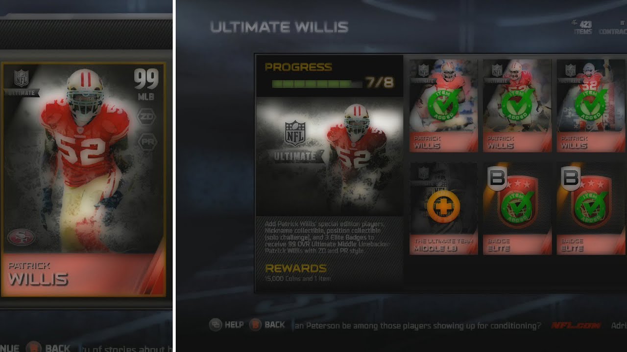 Madden 15 MUT ᴴᴰ || Card Donations! || Patrick Willis : Ultimate ...