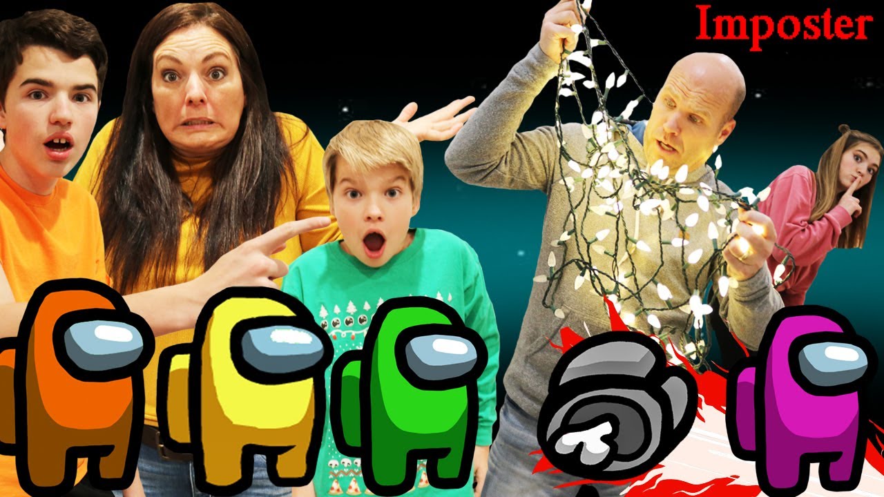 The Imposter Was So Sneaky!!! Among Us In Real Life Christmas Edition ...