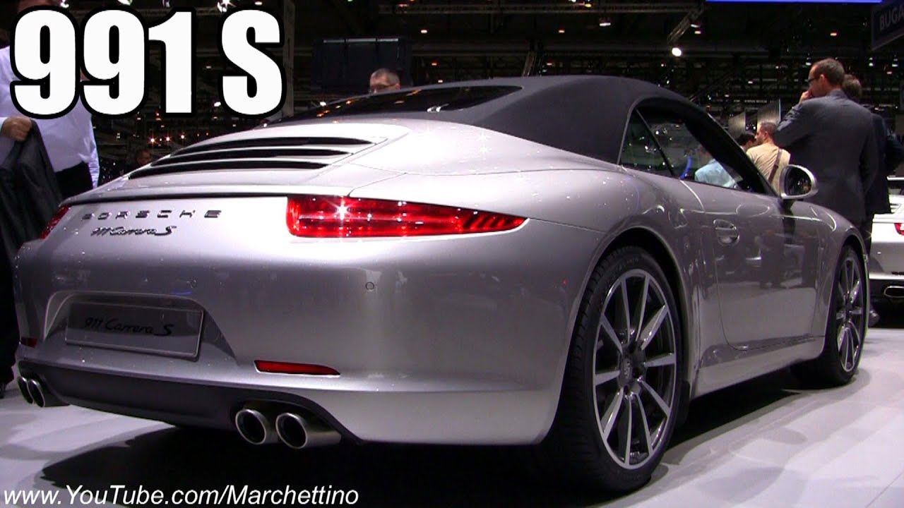 2012 Porsche 991 Carrera S Convertible Roof Action + Details - YouTube