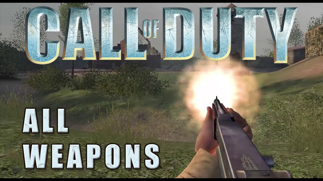 Call of Duty (2003) - All weapons - YouTube