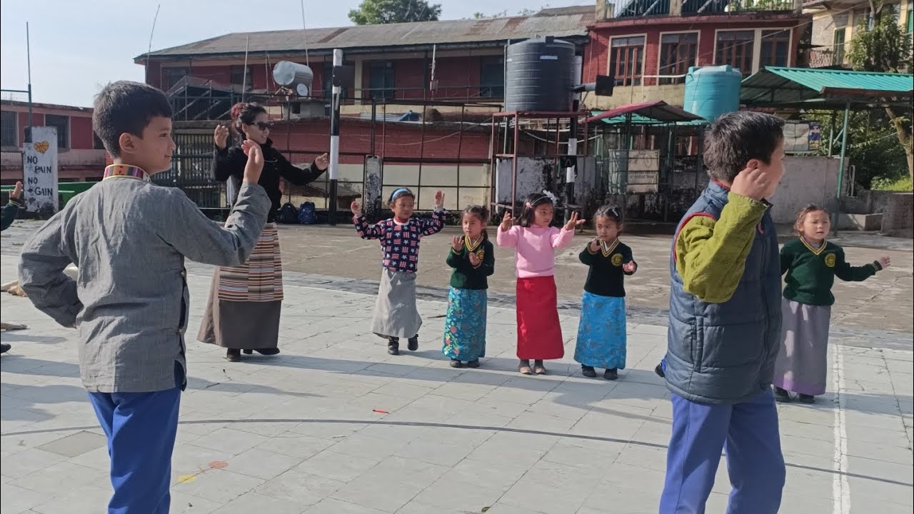 LHAKAR GORSHAY BY OLD & NEW STUDENTS @ LOWER TCV SCHOOL - YouTube