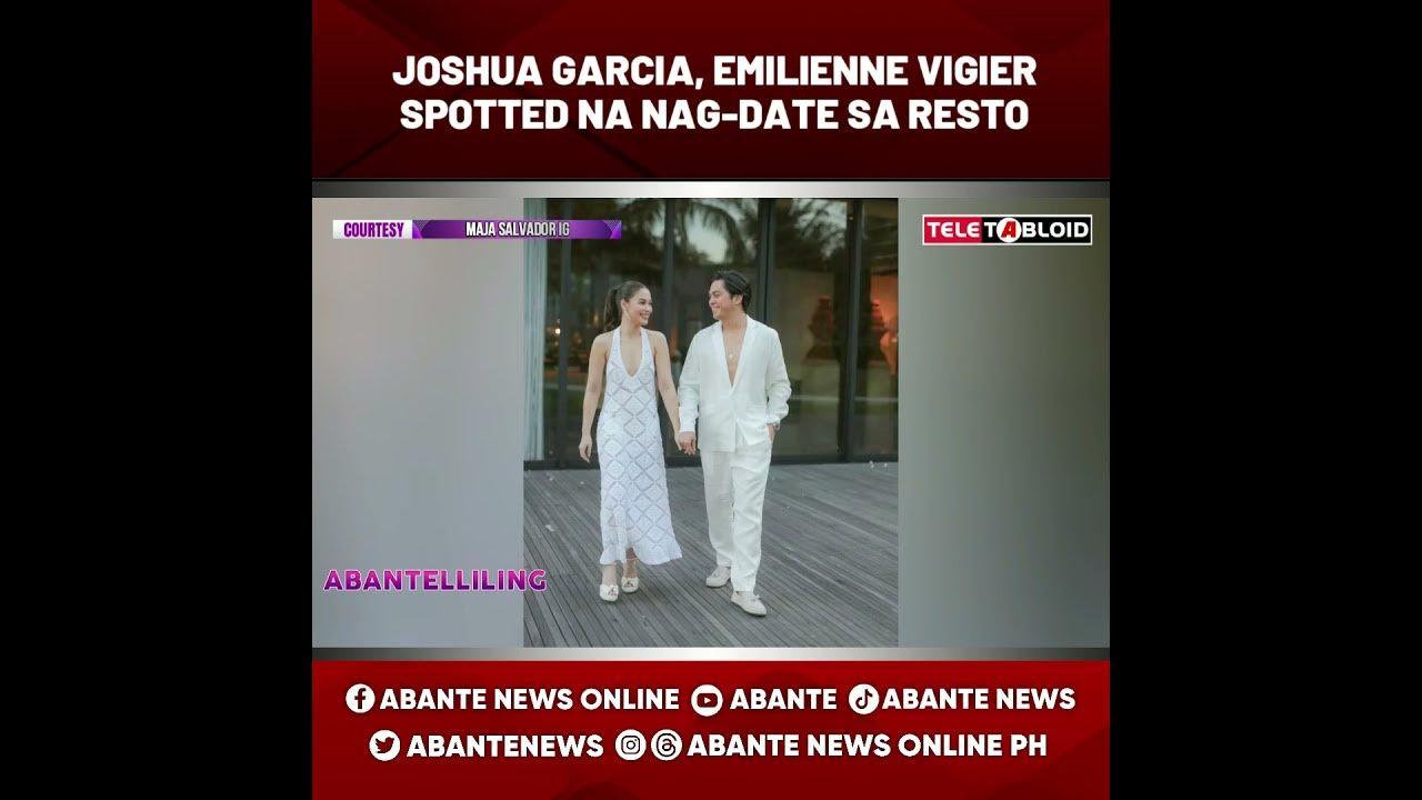 Joshua Garcia, Emilienne Vigier spotted na nag-date sa resto - YouTube