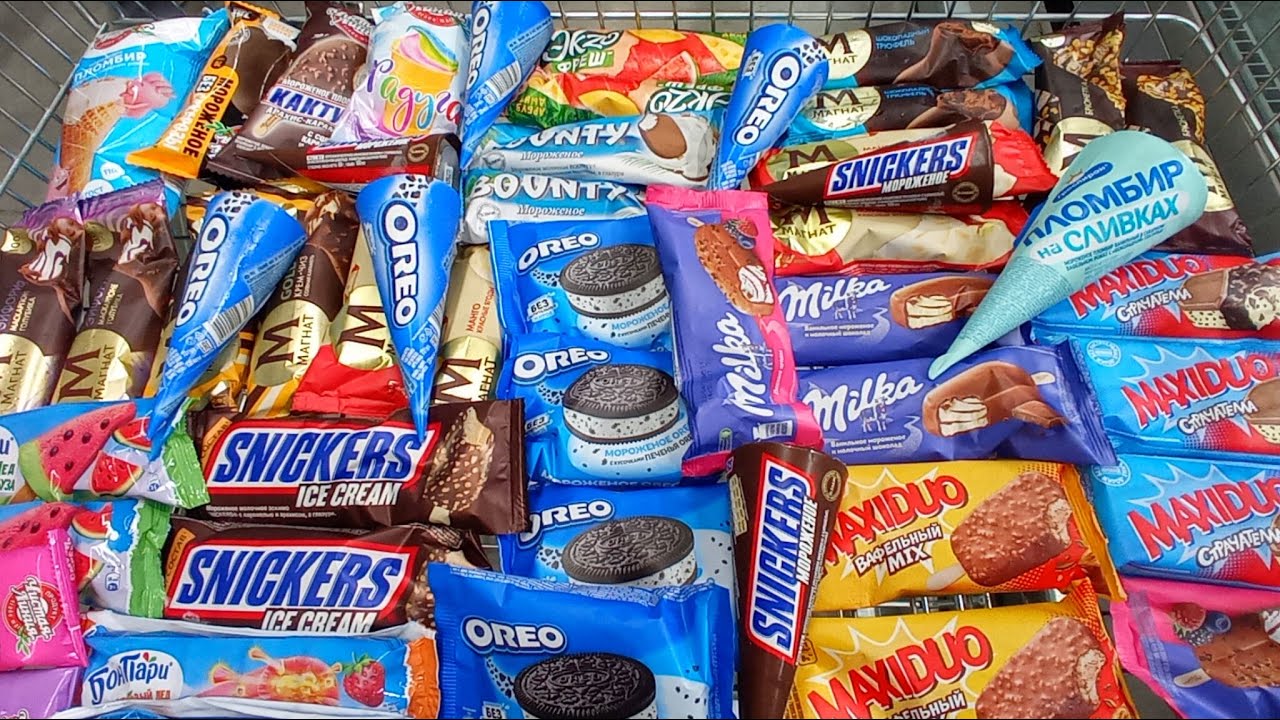 BOUGHT ALL of ICE CREAM in the Store! 👉💥🛒🍦Mega Shopping! Oreo, Maxiduo ...