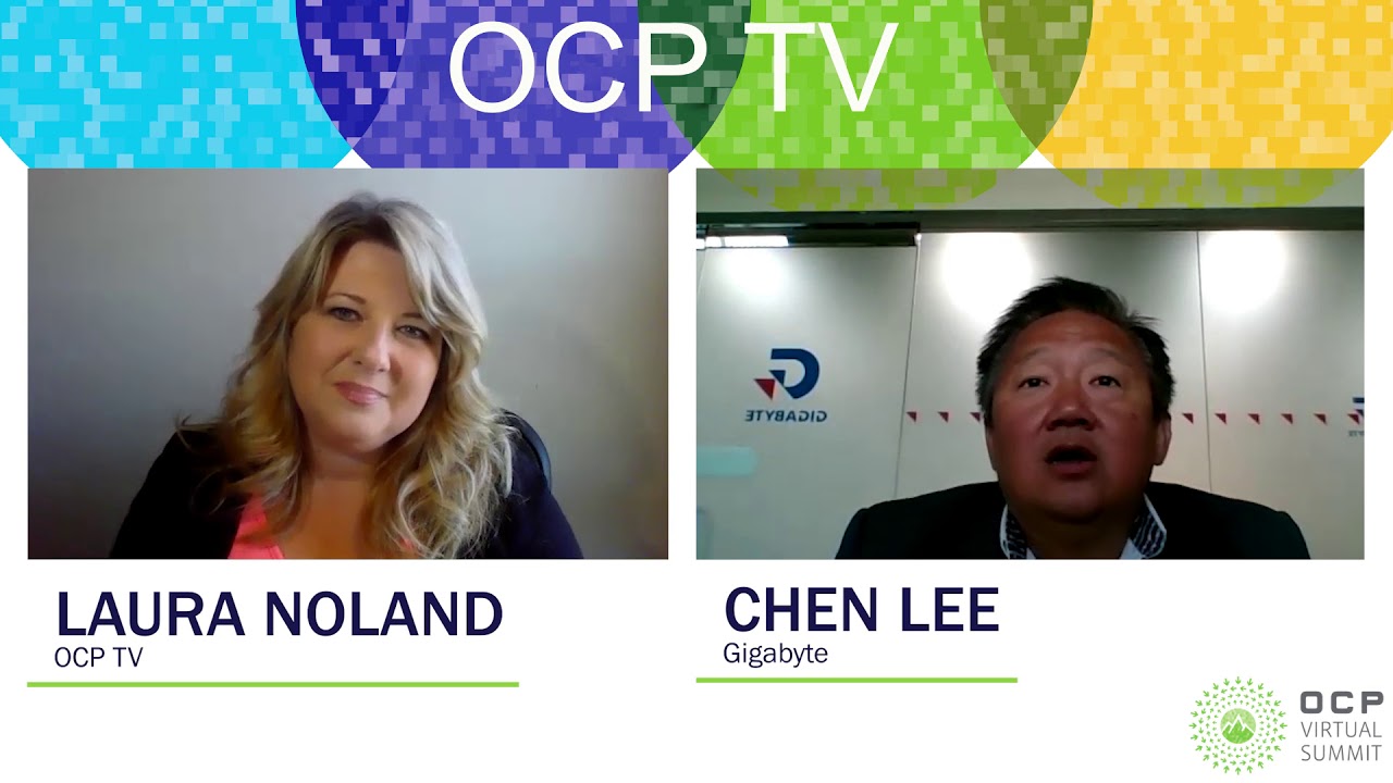 OCP TV interviews Chen Lee from Gigabyte - YouTube