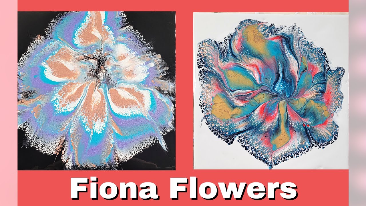 Fiona Flowers Beginners Tutorial With JoPaddy | Acrylic Pouring LIVE ...