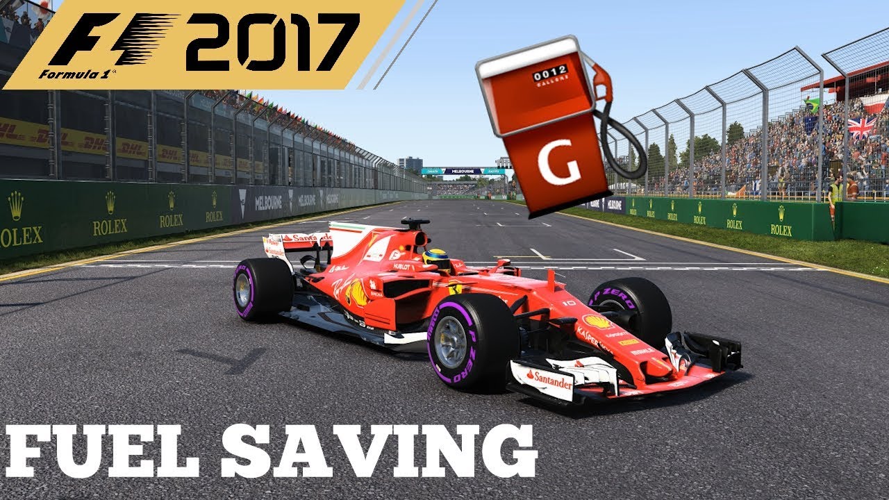 F1 2017 TIPS AND TRICKS FOR FUEL SAVING - YouTube