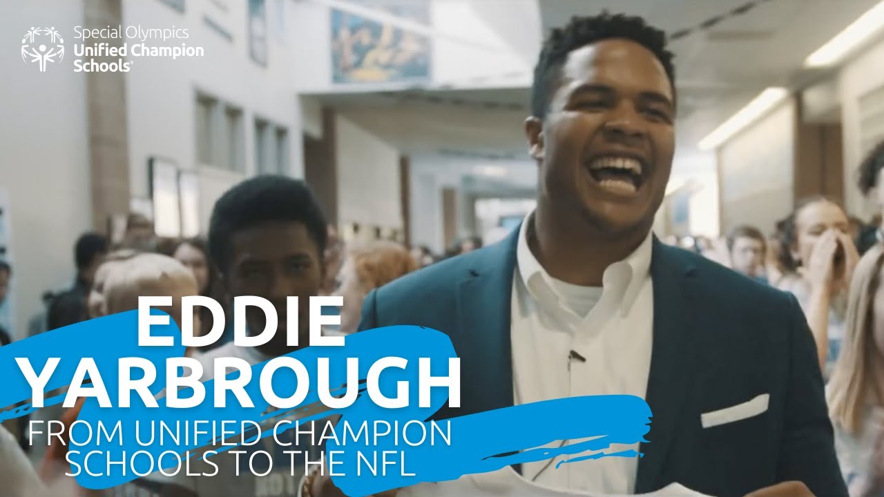 Eddie Yarbrough: From Unified Champion Schools to the NFL - YouTube