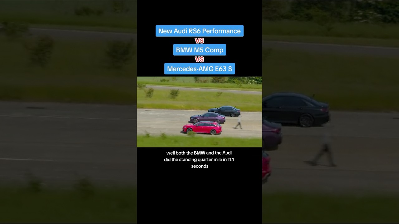 Carwow drag race German edition final - YouTube