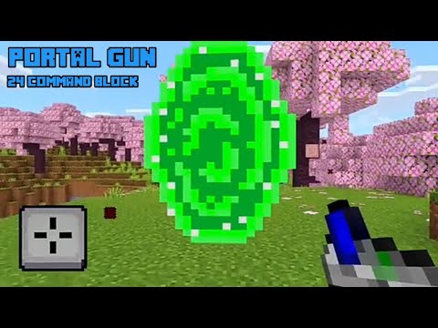 PORTAL GUN DI MINECRAFT DENGAN 24 COMMAND BLOCK [RIVIEW] - YouTube